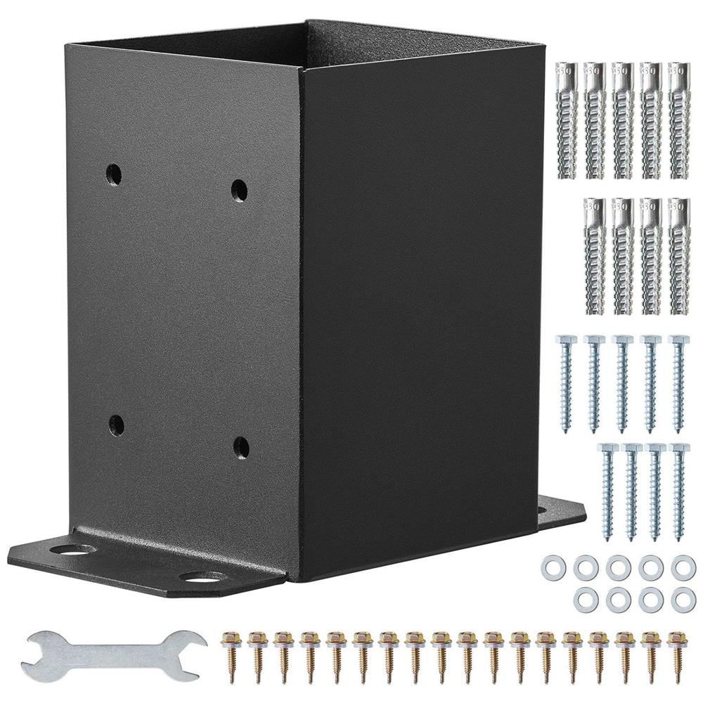 Choco Moon Heavy Duty 4x4 Post Base Brackets, 3.6"x3.6" for Pavilion ...