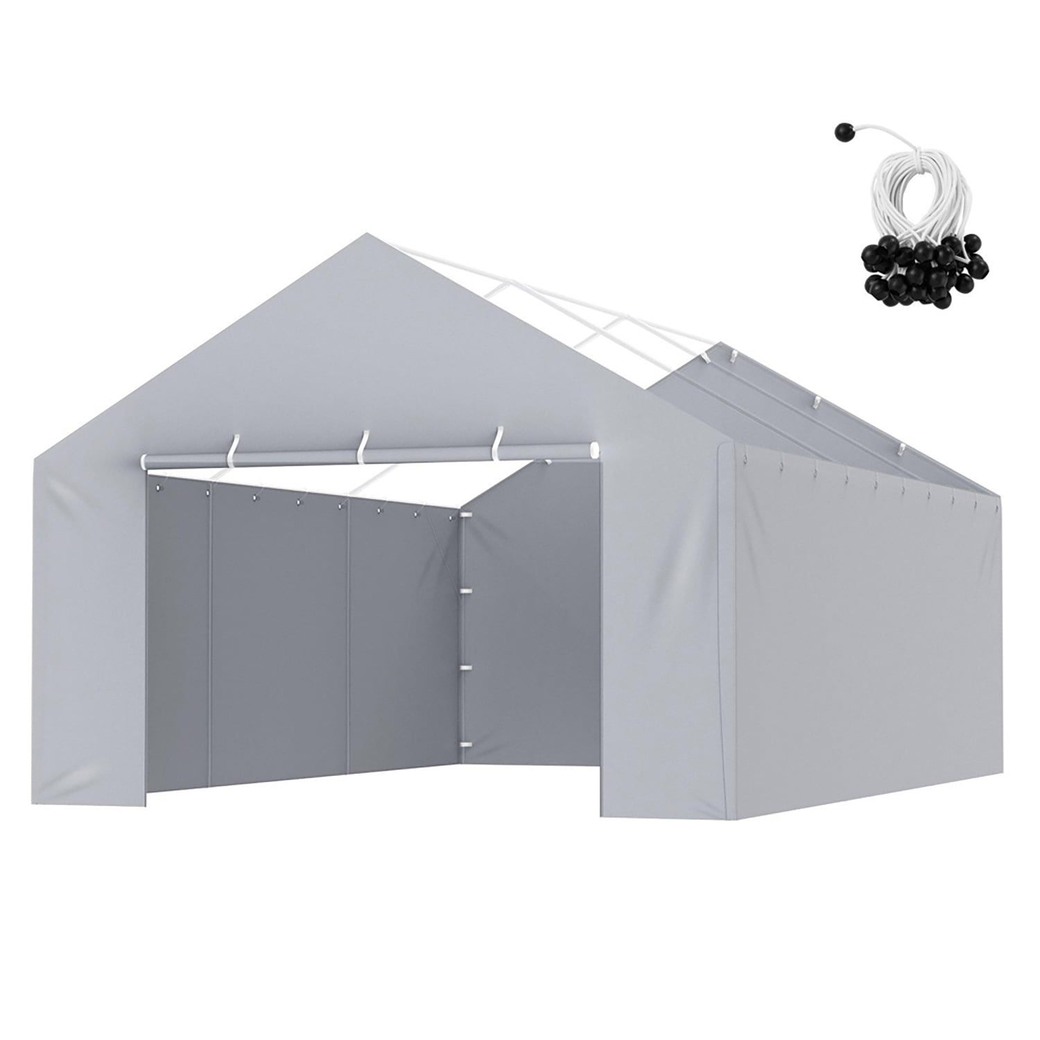Choco Moon Heavy Duty Carport Canopy, Waterproof Side Wall Tent, 13x20 ...