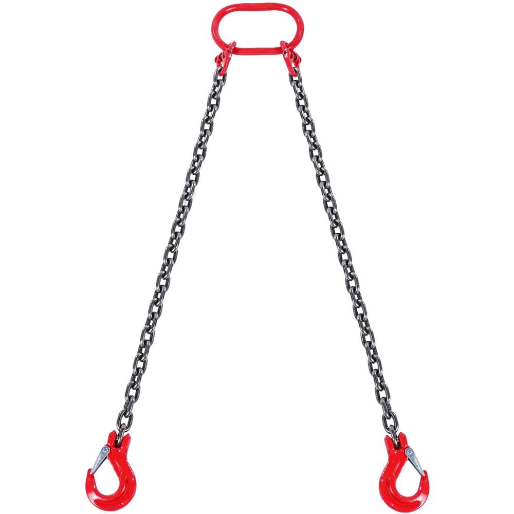 Choco Moon Industrial Strength Lifting Chain Sling, 5' Length, 2 Legs ...