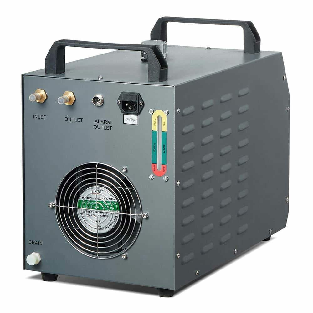 Choco Moon Industrial Water Chiller CW-3000(PRO), 150W Air-Cooled Water Cooler with 12L Tank, 18 ...