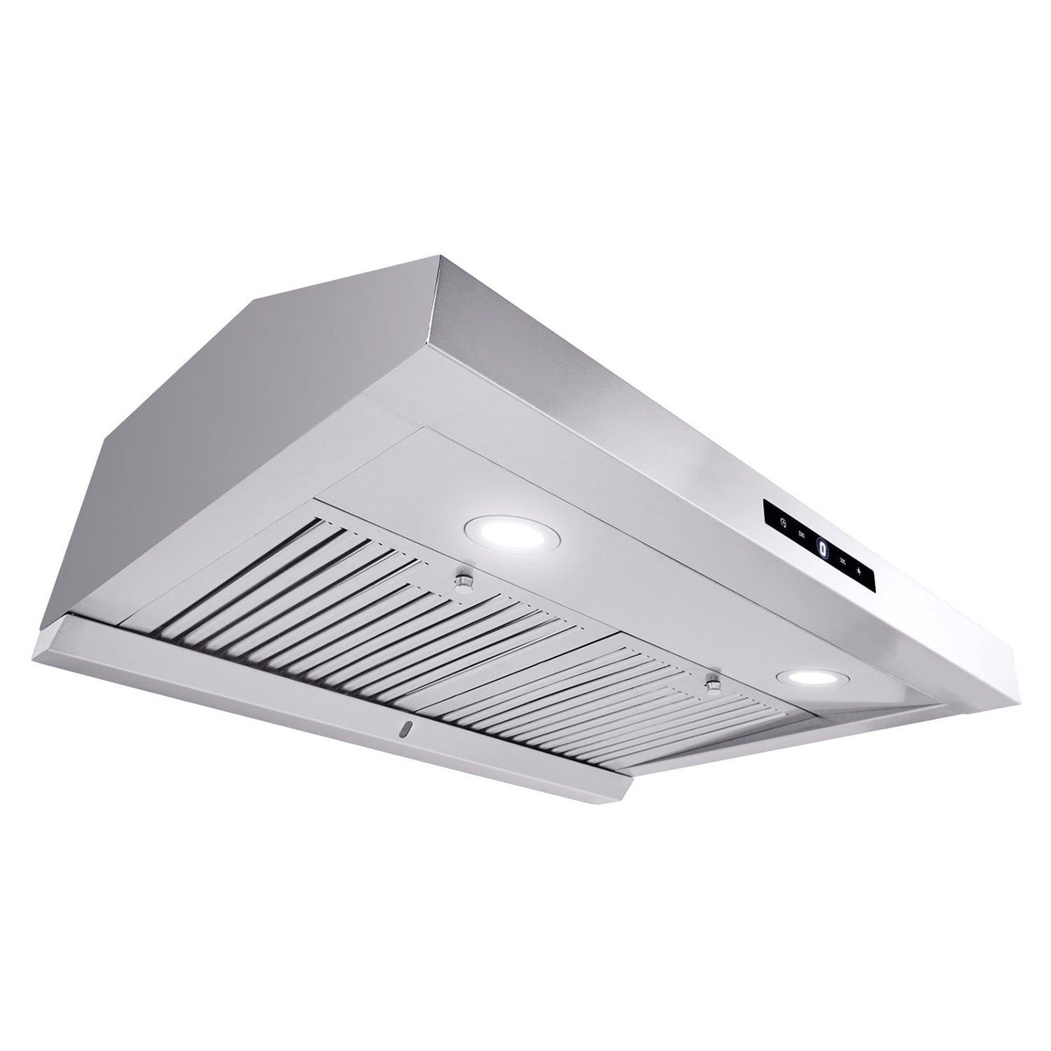 Choco Moon Kitchen Range Hood, Ductless Stove Vent with 3-Speed Fan ...