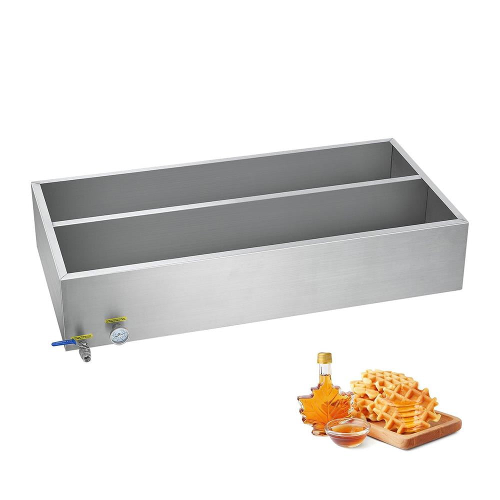 Choco Moon Maple Syrup Evaporator Pan 304 Stainless Steel with Valve and Thermometer - Efficient ...