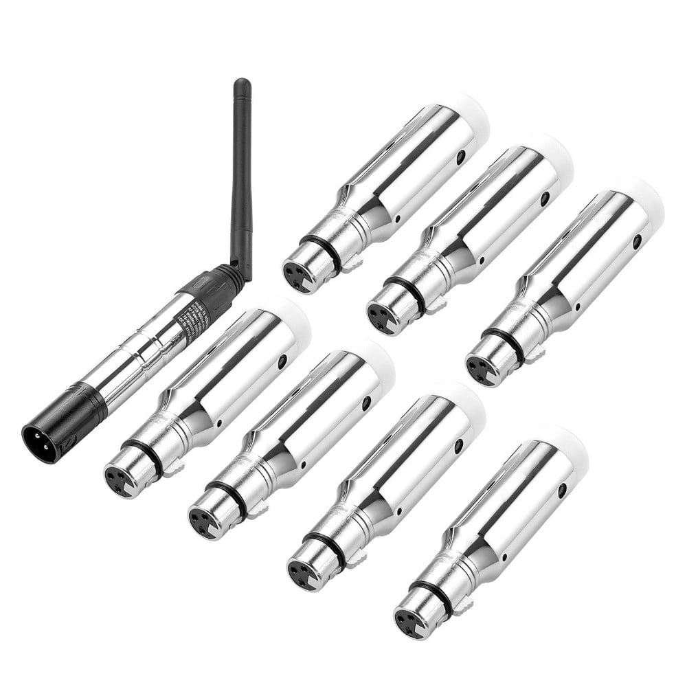 Choco Moon Portable LED Stage Lighting Kit - 8 Wireless Remote Control ...