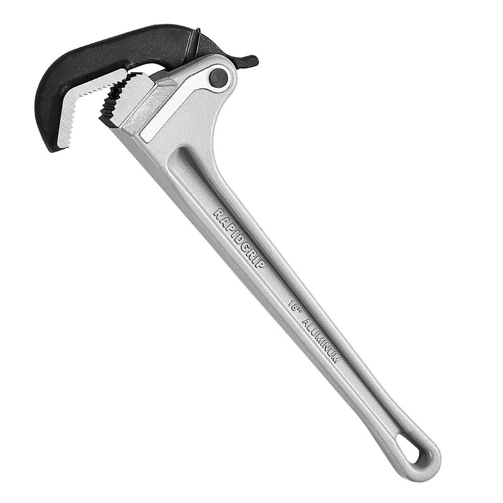 Choco Moon Pro Grade Aluminum Pipe Wrench, 18" Auto Jaw, 60CRV ...