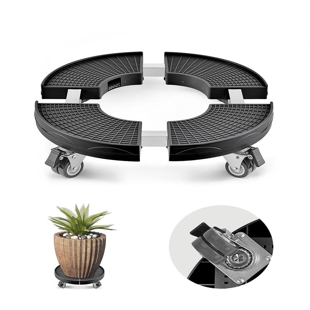 Choco Moon Rolling Waste Bin Cart, 15-22.8 in Telescopic Furniture ...