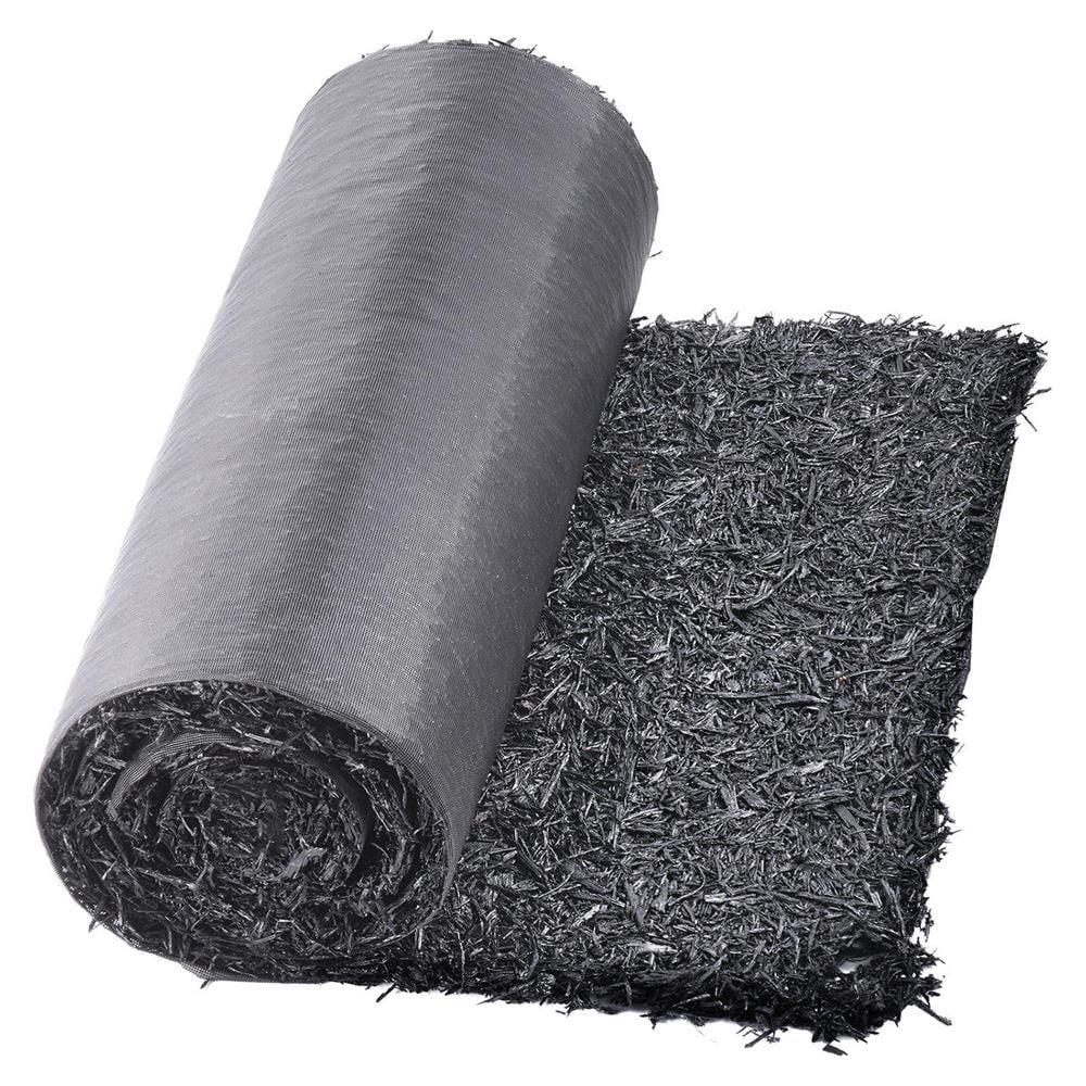Choco Moon Rubber Mulch 96x22in, Recycled Edging Border, Permanent ...
