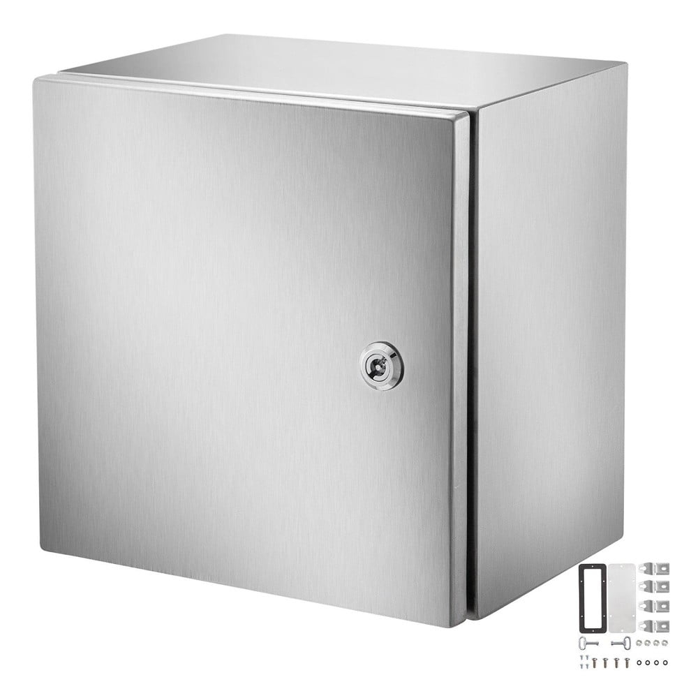 Choco Moon Rugged 12x12x8 IP66 Enclosed Box, 4-Channel Steel Junction ...