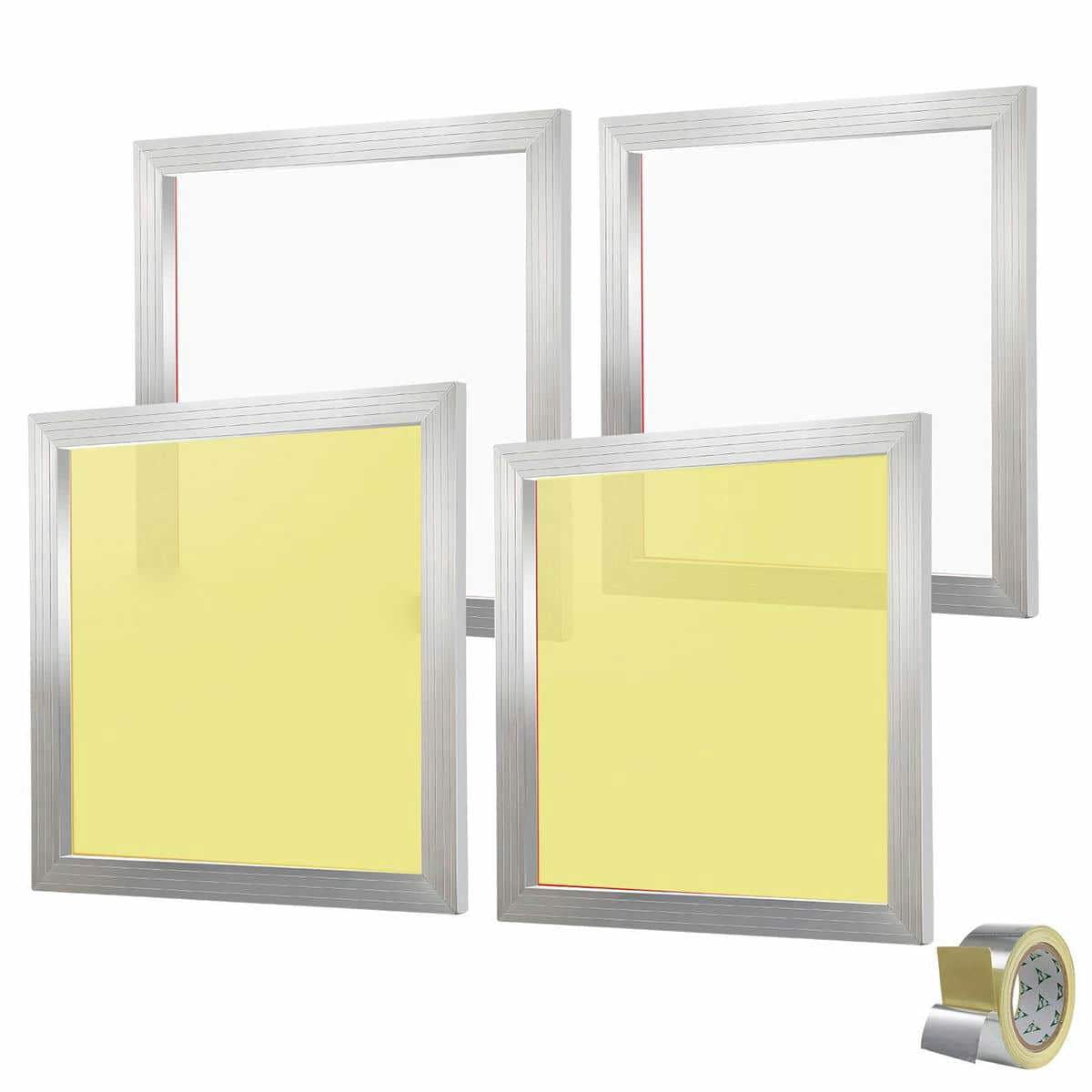 Choco Moon Screen Printing Kit, 4 Pieces Aluminum Silk Screen Printing ...