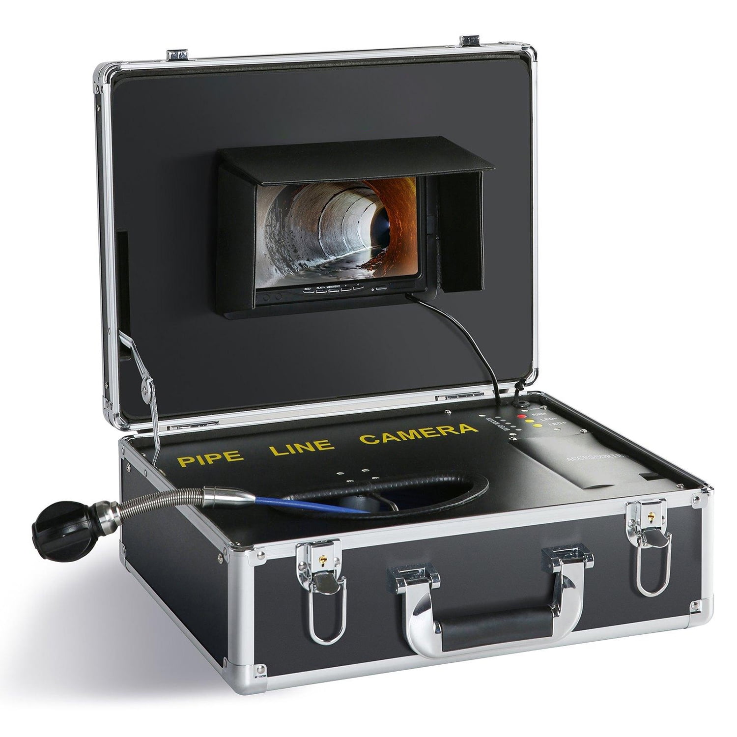 Choco Moon Sewer Inspection Camera, 100ft/30m, 7" Display, DVR Capable ...