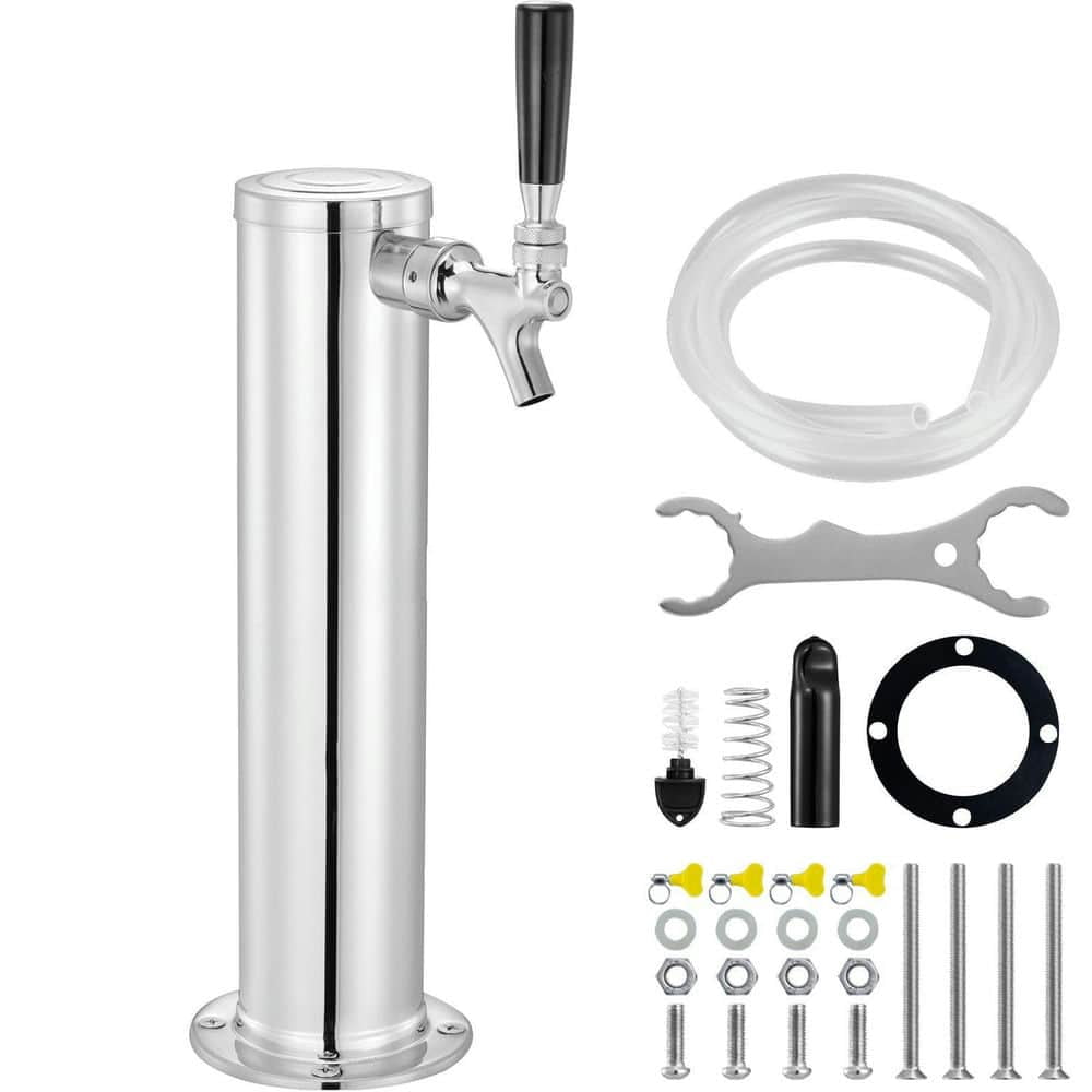 Choco Moon Single Faucet Draft Beer Tower Dispenser, Stainless Steel ...