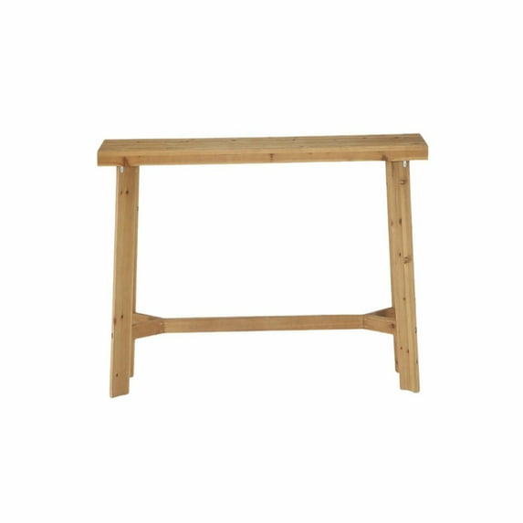 Choco Moon Solid Wood Console Table, 63-Inch Long Farmhouse Entryway ...