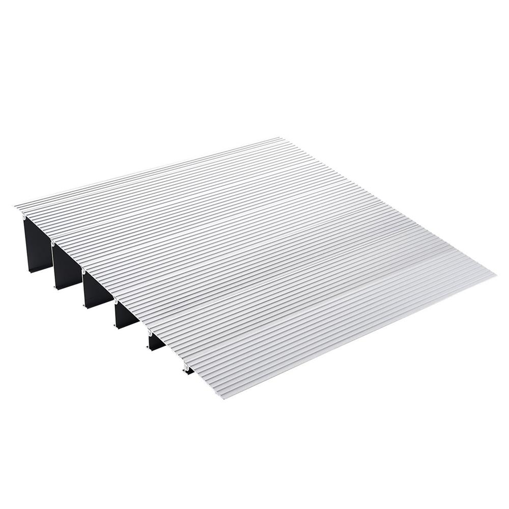 Choco Moon Sturdy Aluminum Wheelchair Access Ramp, 6-Inch Step-Up, 800 ...