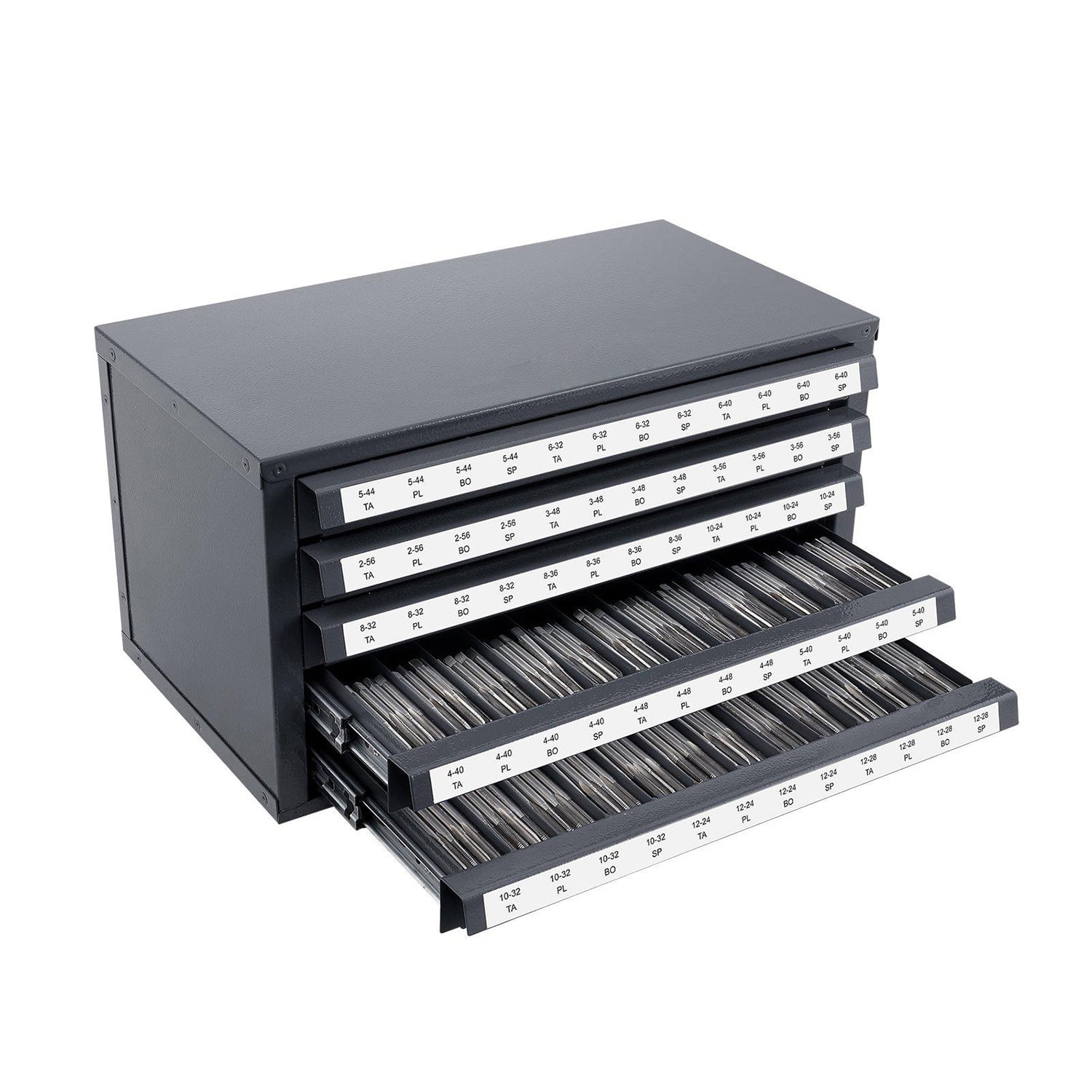 Choco Moon Tap Dispenser, 5-Drawer Steel Tap Organizer, #2-56-#12-28 ...