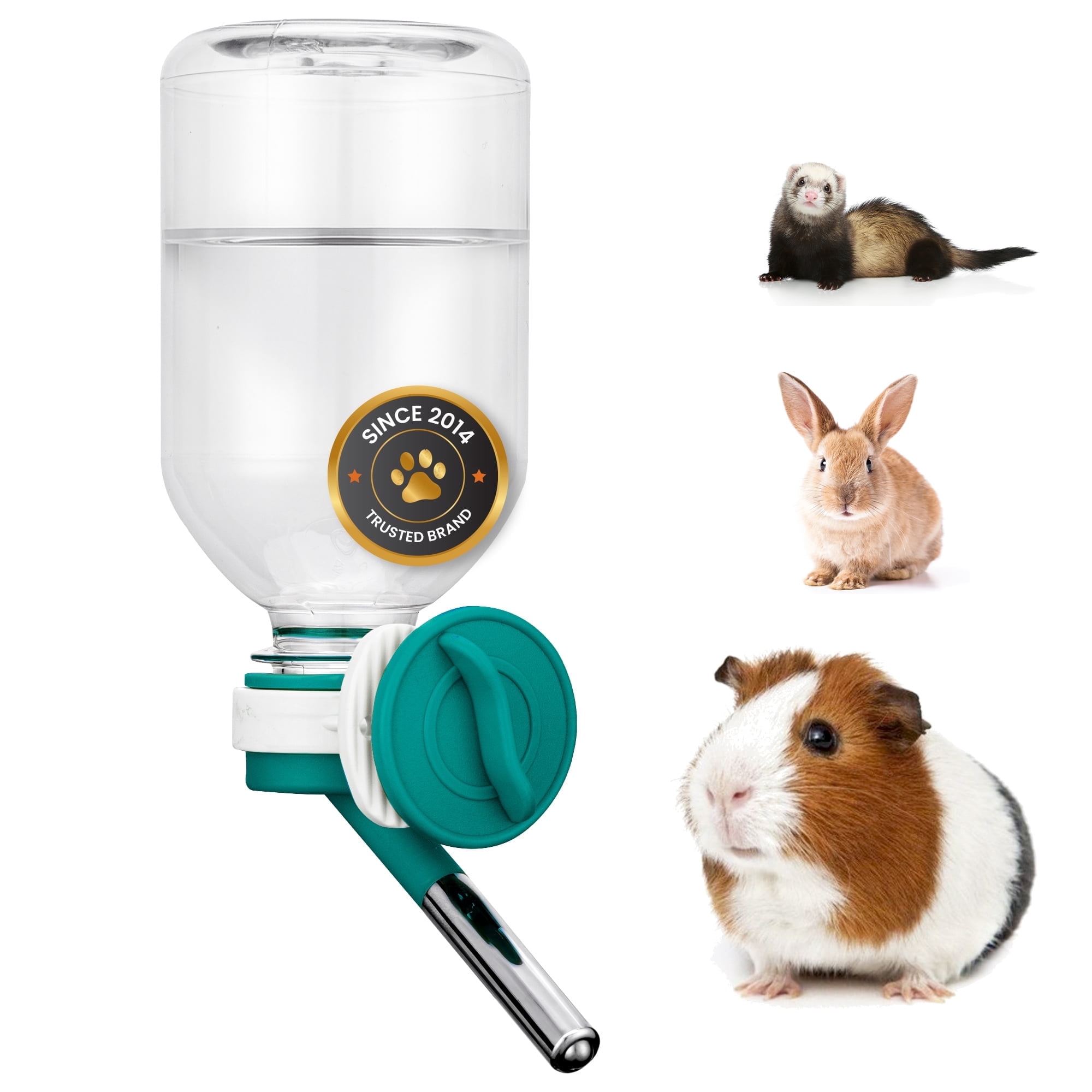Choco Nose Patented No-Drip Guinea Pigs Water Bottle/Feeder/Dispenser ...