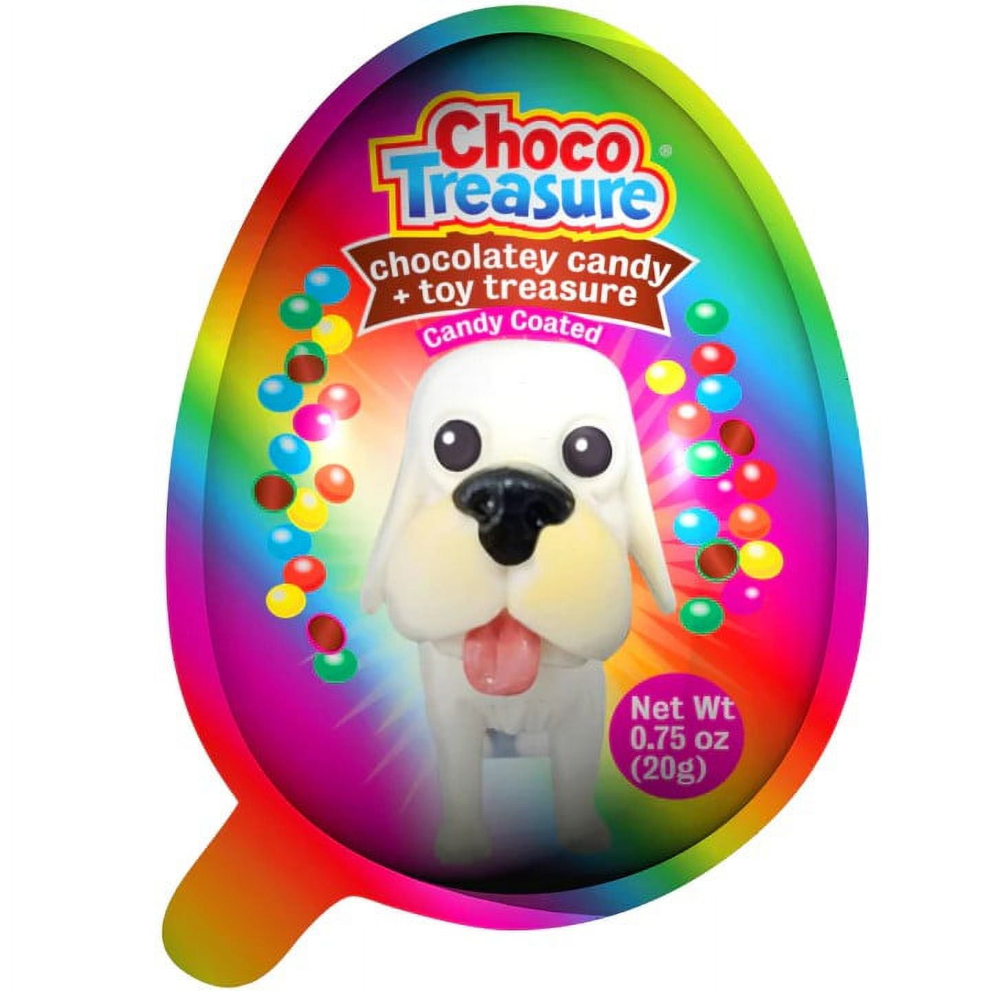 Choco Treasure Candy Filled Egg Puppy Dog 0.75 oz. - Walmart.com