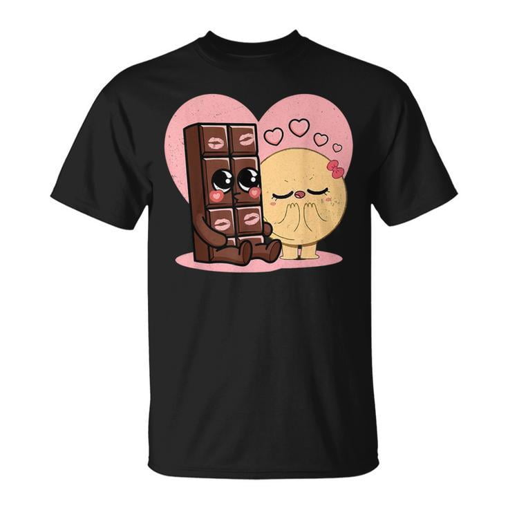 Choco and Pancake Couples Love Sweet Romantic Partners T-Shirt – Cute ...