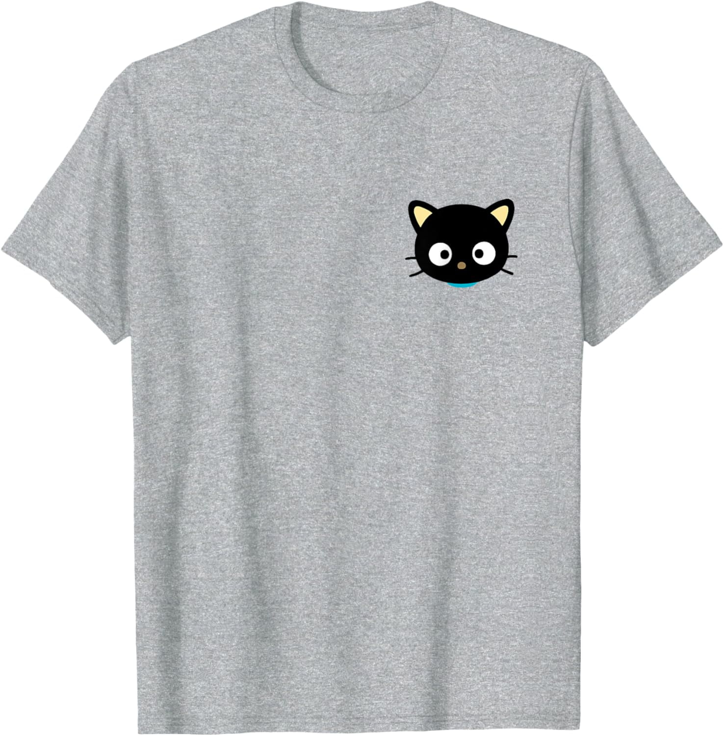 Choco-cat Front and Back Logo Tee Shirt Cotton T-shirt Unisex Short ...
