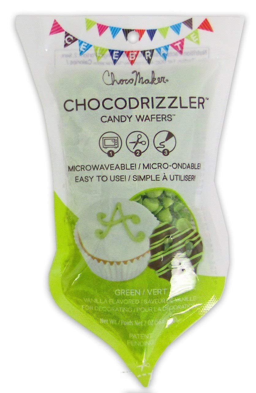 ChocoMaker ChocoDrizzler Candy Wafers Bright Green - Vanilla - Walmart.com