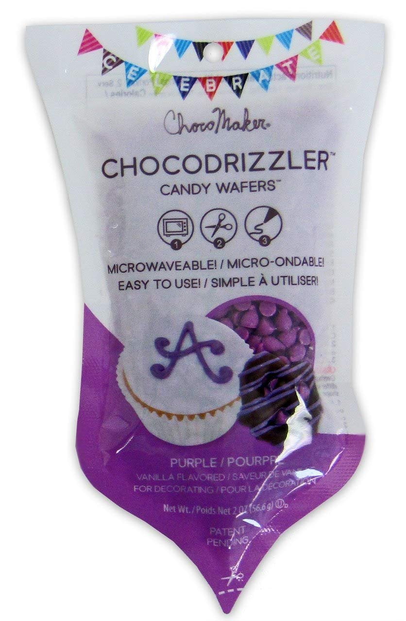 ChocoMaker ChocoDrizzler Candy Wafers Bright Purple Vanilla - Walmart.com