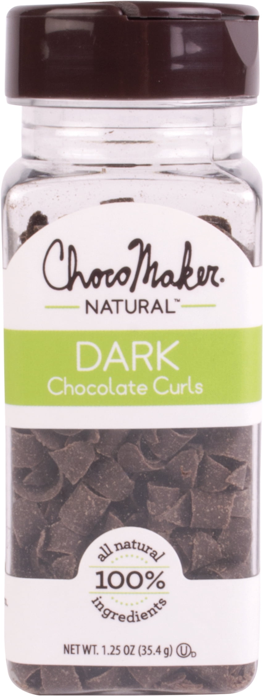 ChocoMaker ChocoMaker Dark Chocolate Curls, 1.25 oz - Walmart.com