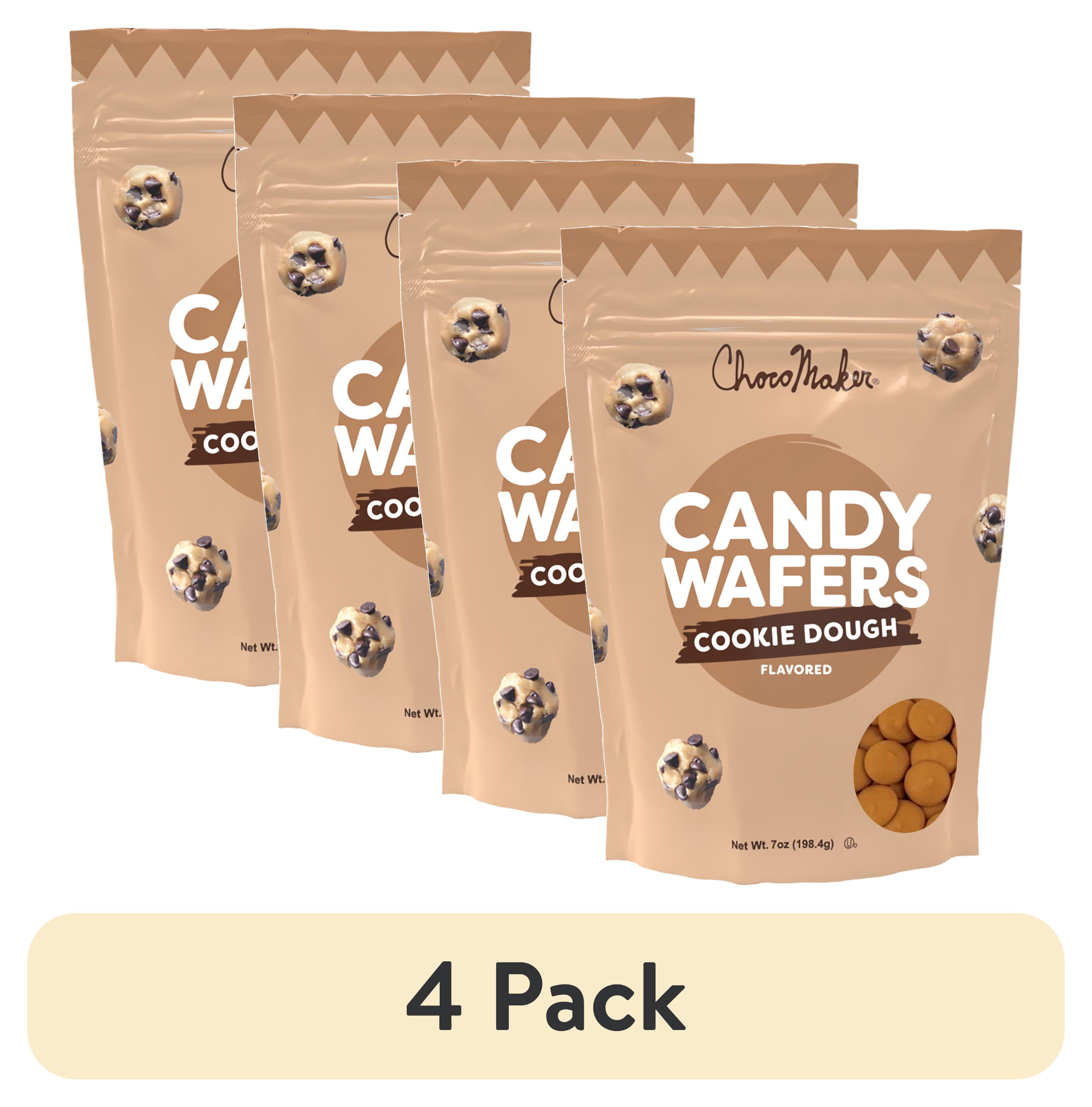 (4 pack) ChocoMaker Cookie Dough Flavored Candy Wafer Melts, 7oz (198 ...