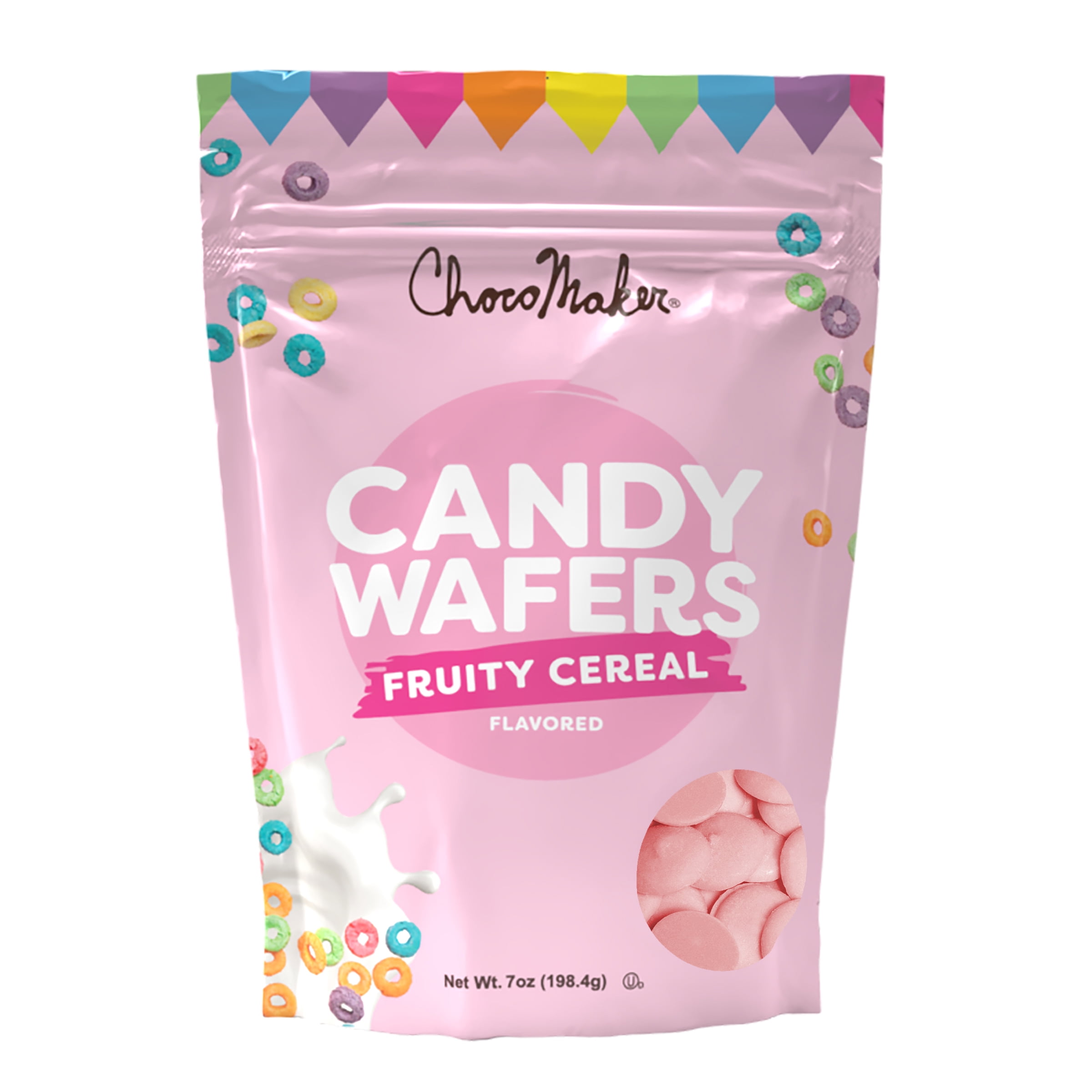 ChocoMaker Fruity Cereal Flavored Candy Melts Wafers, 7oz (198.4g ...