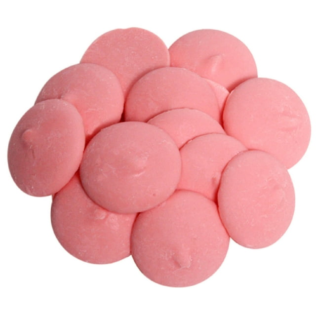ChocoMaker Pink Vanilla Flavored Candy Wafers, 12oz (340g), Gluten Free ...