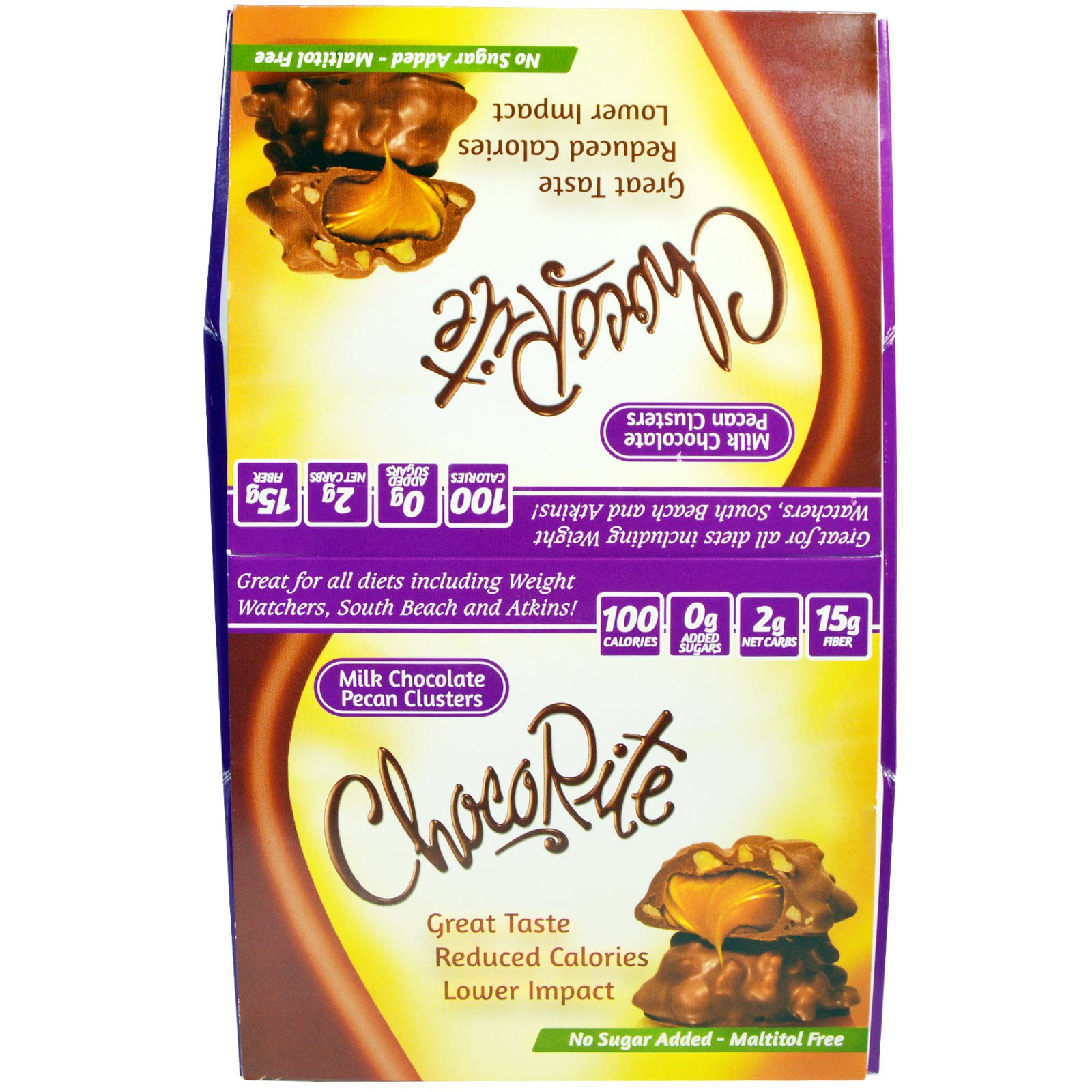 ChocoRite Milk Chocolate Pecan Clusters 16 Ct - Walmart.com