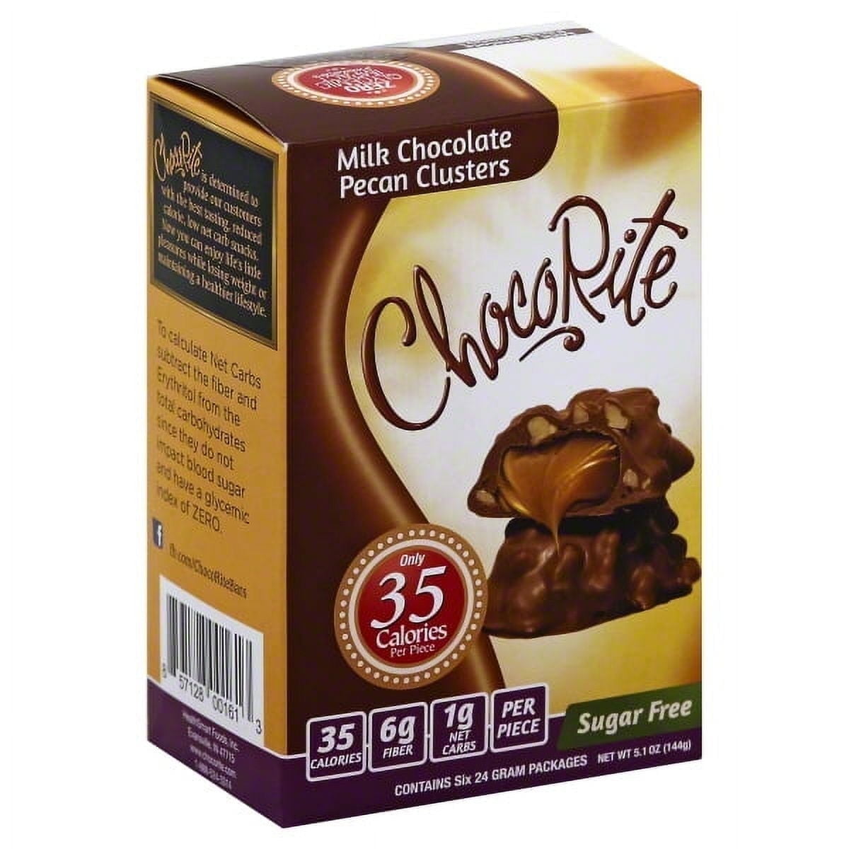 ChocoRite - Milk Chocolate Pecan Clusters (6 ct) - Walmart.com
