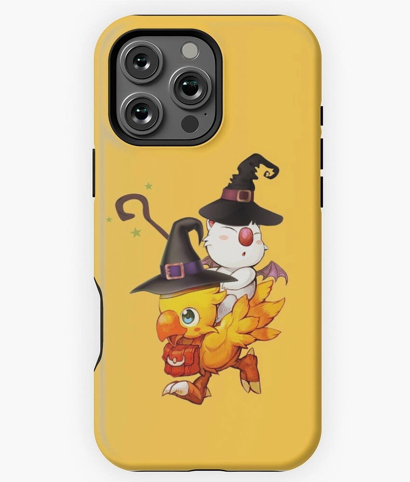 Chocobo Moogle Black Mage Wizard M0537 Phone Case for iPhone 17 16 15 ...