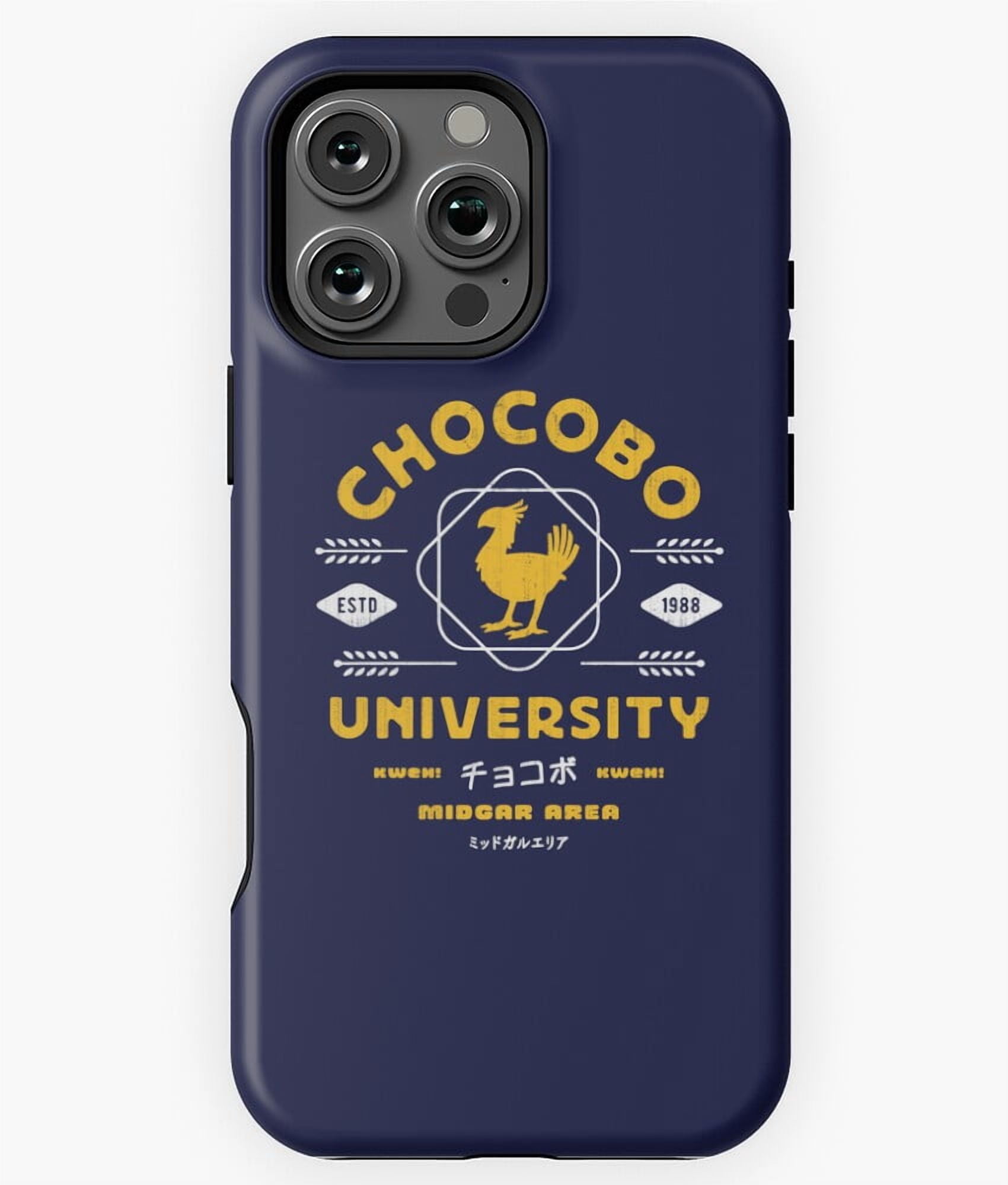 Chocobo University Funny Gaming M0630 Phone Case for iPhone 17 16 15 14 ...