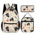 Chococat 3 Pcs Backpack Set With Lunch Bag And Pencil Case Casual ...