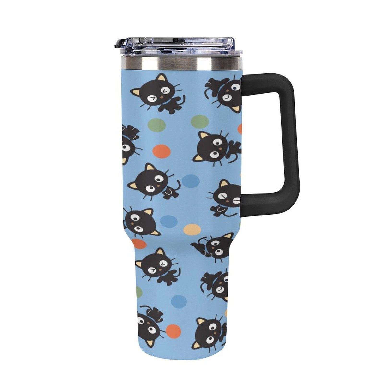 Chococat 40 Oz Tumbler with Handle And Straw, Vacuum Insulated ...