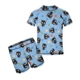 Chococat Boys Rash Guard Set 2 Piece Swimsuits Short Sleeve Bathing ...