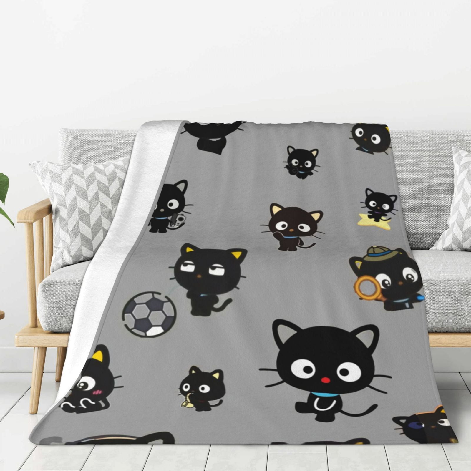Chococat Flannel Blanket Premium Silky Flannel Lightweight Bed Blanket ...