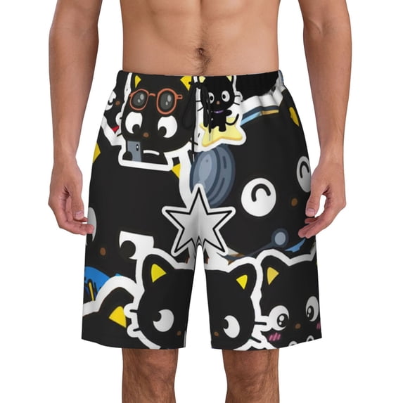Chococat Men's Swim Trunks Quick Dry Board Shorts Bathing Suit ...