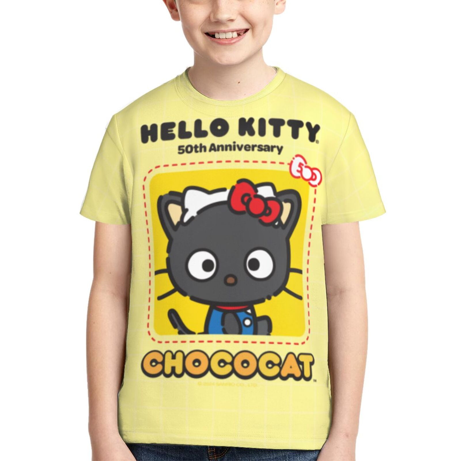Chococat T Shirts For Girls Boys, 3d Print Cartoon Graphics T Shirt ...