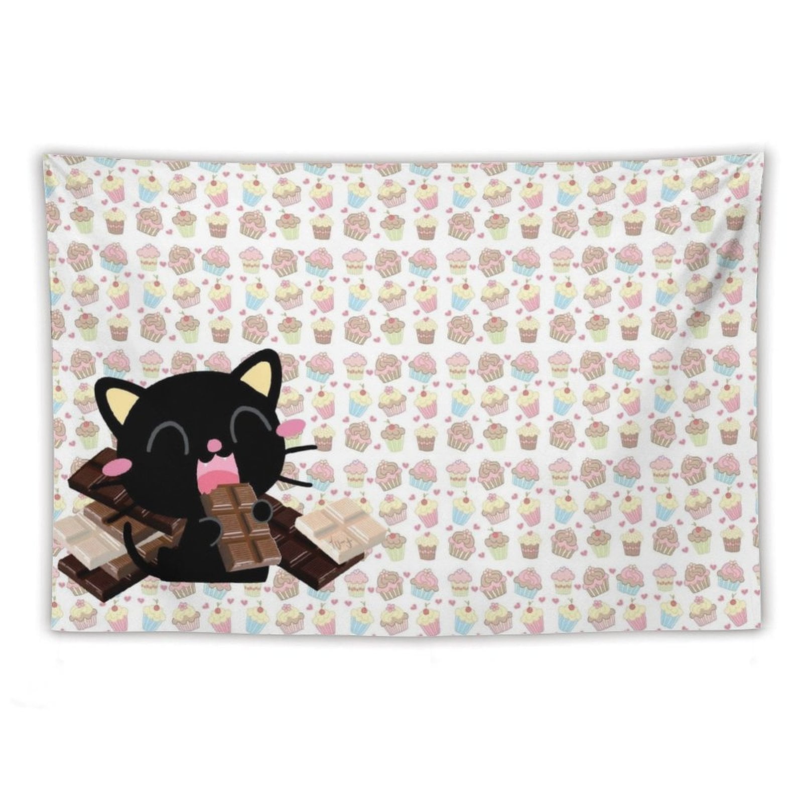 Chococat Tapestry Wall Hanging Wall Art Decor Wall Tapestry for Living ...