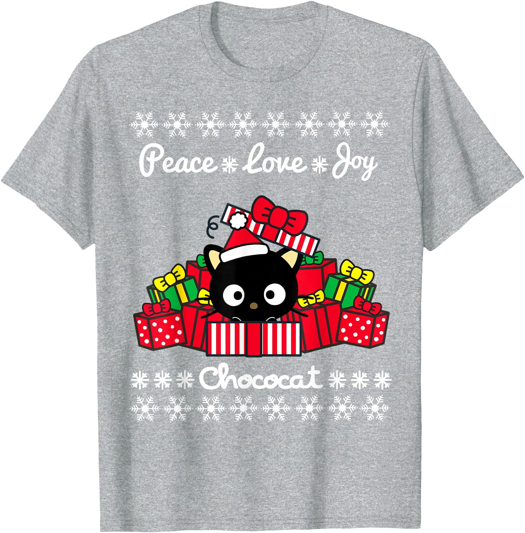 Chococat Ugly Swt Style Christmas Holiday DTG Print Unisex T-Shirt ...