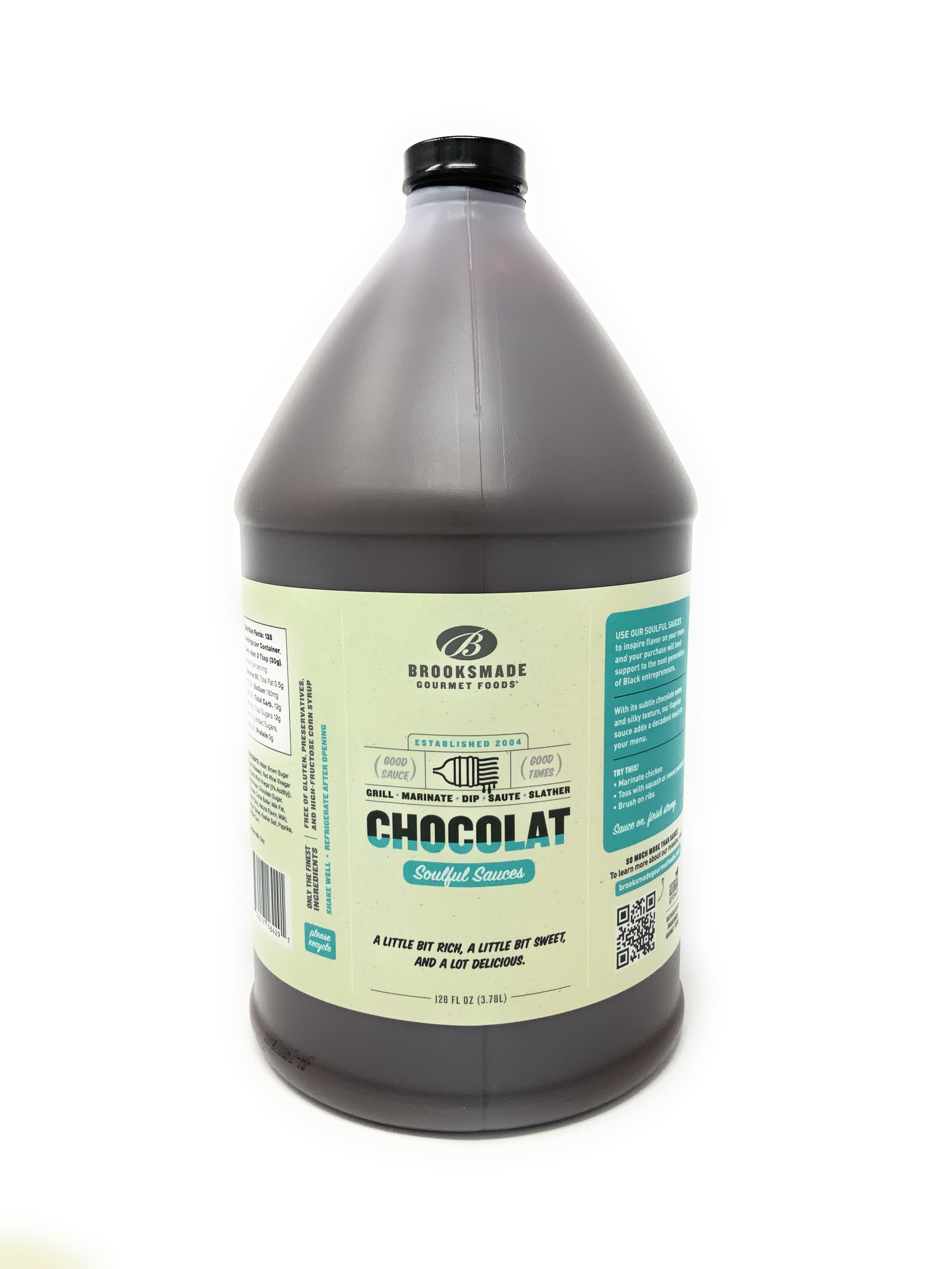 Chocolat BBQ Sauce & Marinade, Gluten Free, No High Fructose Corn Syrup ...