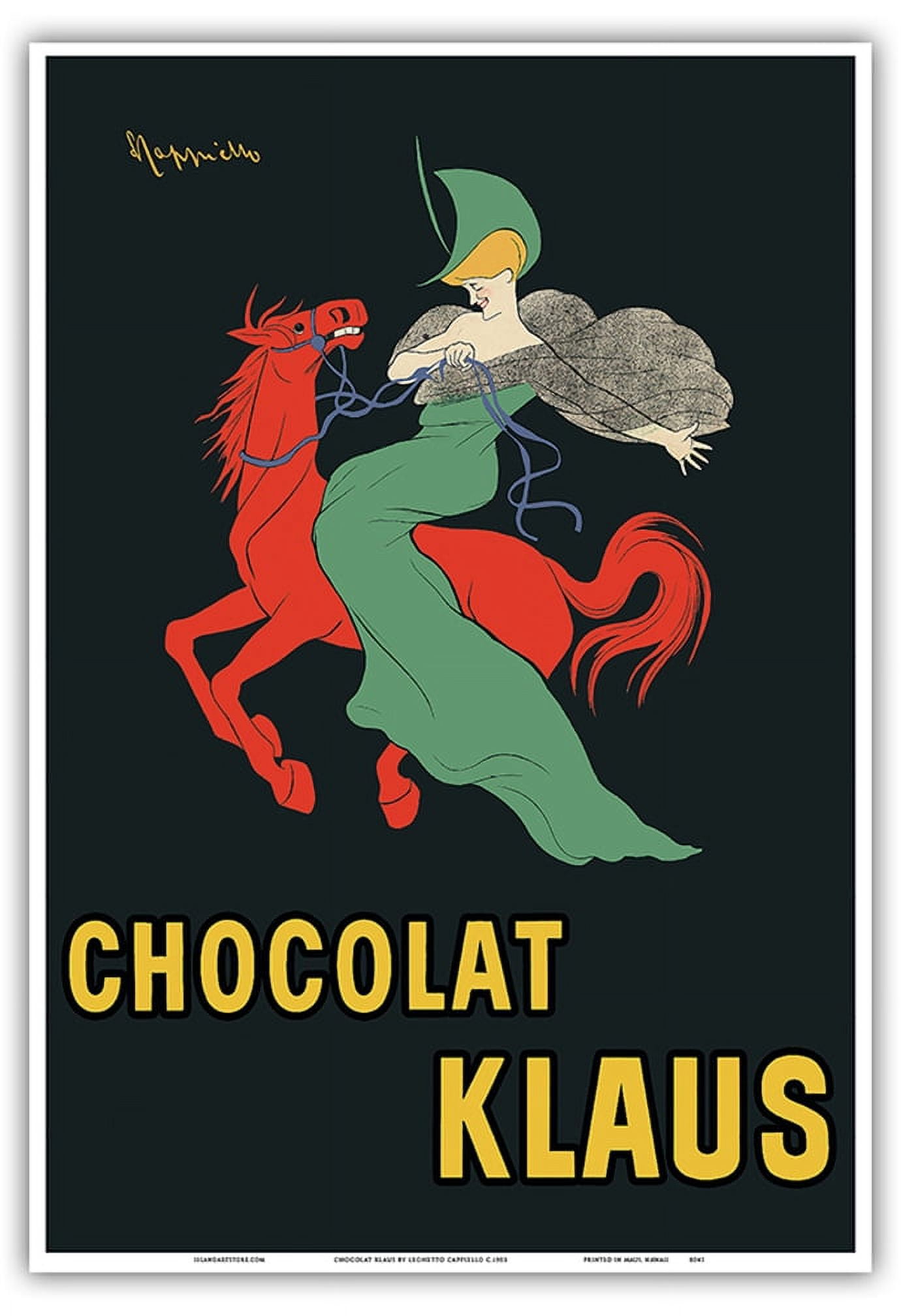 Chocolat Klaus - Swiss Chocolates - Vintage Advertising Poster by ...