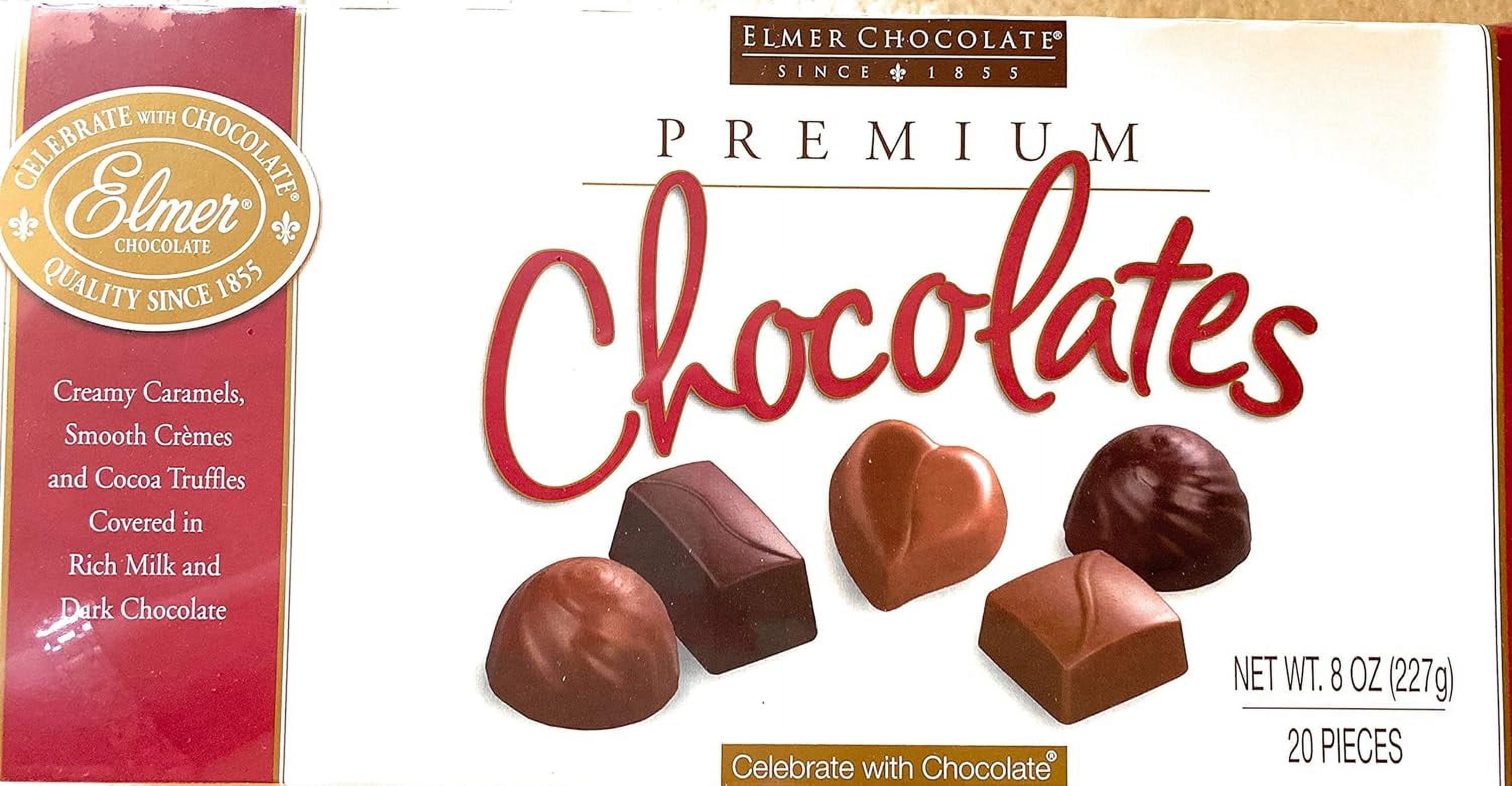 Chocolate (1) 8oz Bag 20 pieces Creamy Caramels, Smooth Creme and Cocoa ...