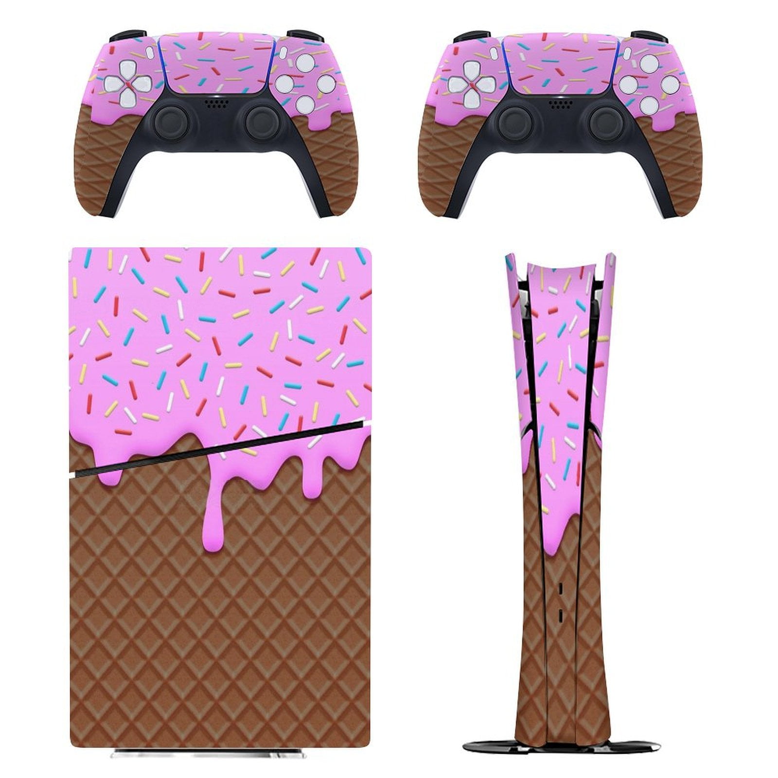 Chocolate And Strawberry Icecream PS5/PS5 Pro/PS5 Slim Digital Disc ...