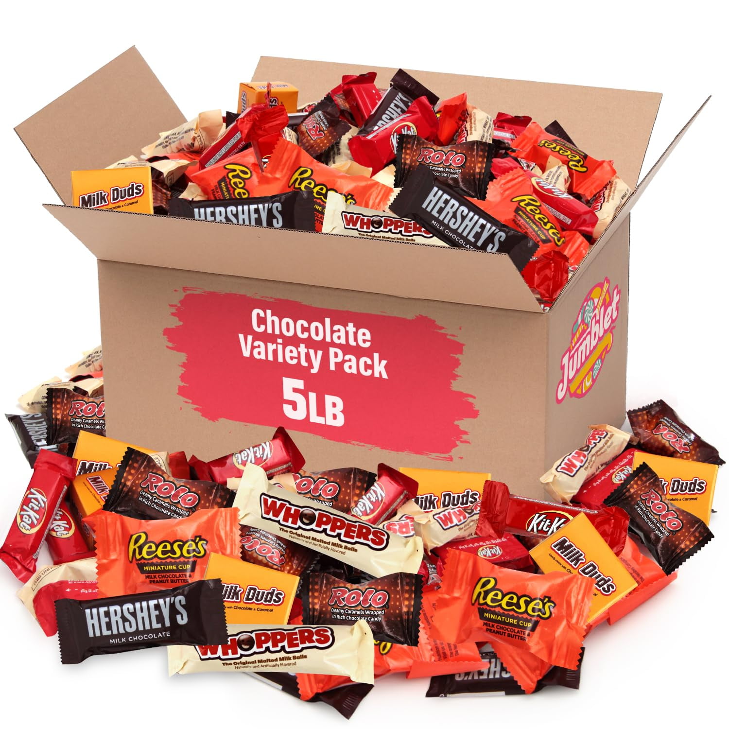 Chocolate Assorted Bulk Candy Variety Pack 5lb GBM1| Mini Chocolate ...