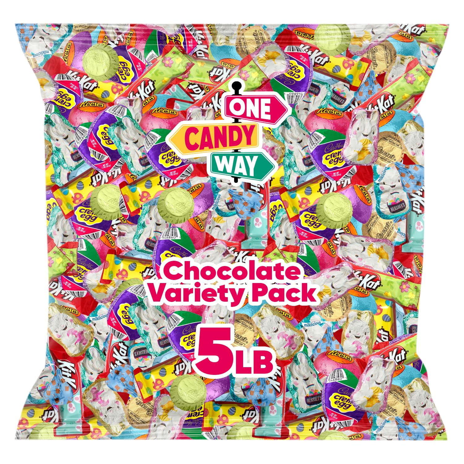 Chocolate Assorted Bulk Candy Variety Pack5lb - MDH1Mini Chocolate Bars ...