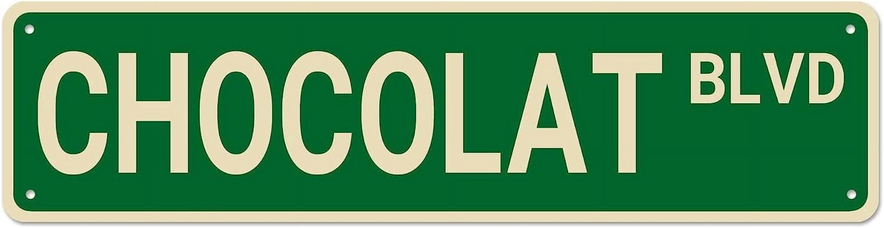 Chocolate BLVD Street Sign, Chocolate Sign Chocolate Decor Chocolate ...