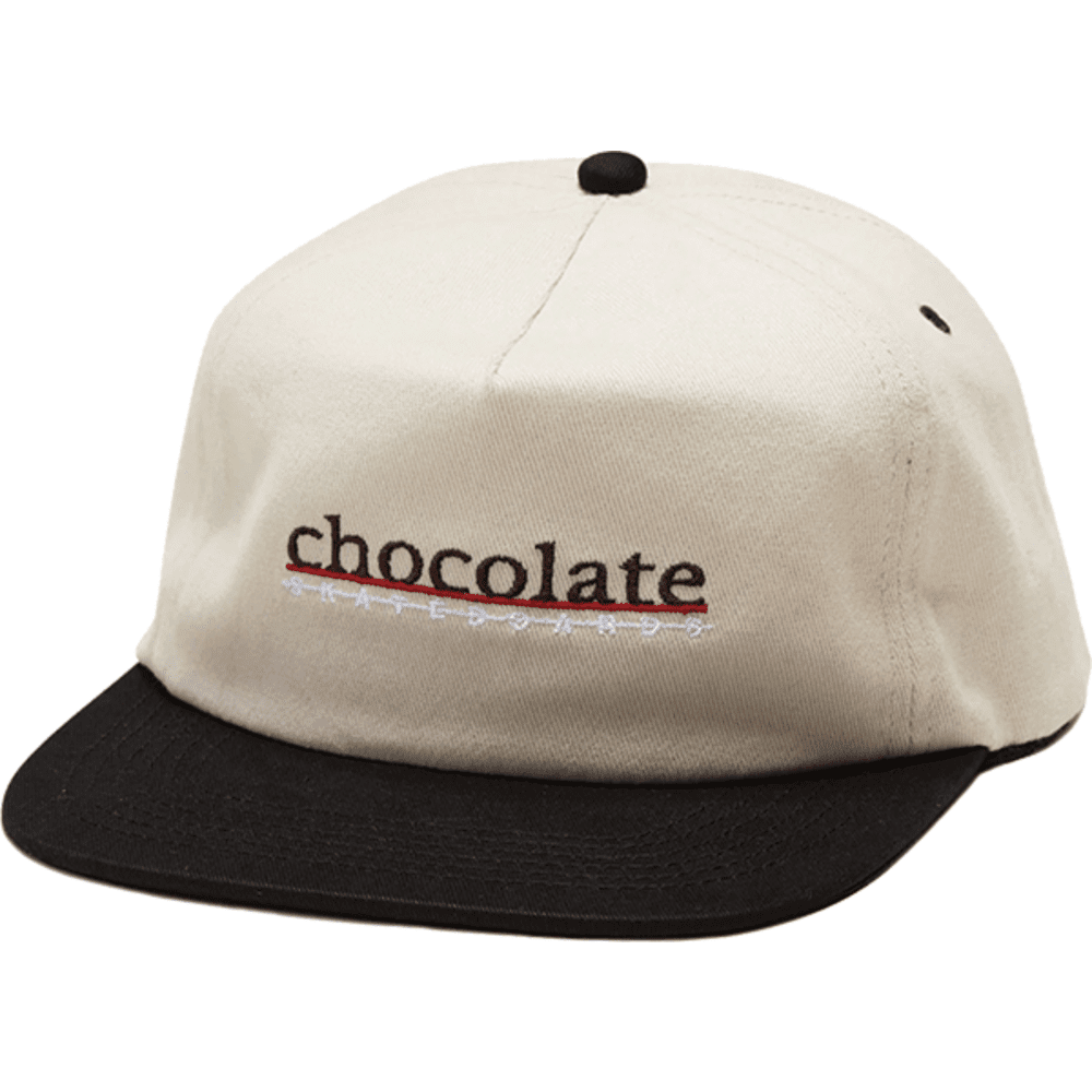 Chocolate Bar 5 Panel Skate HAT - Adjustable Cream/Black - Walmart.com