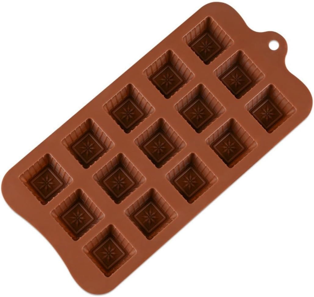 Chocolate Bar Molds Silicone Classic 1 Pack, Snap Candy Bars Making Kit ...