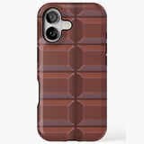Chocolate Bar Sweet Candy Food Pattern Art iPhone Case 11 to 17 Pro Max ...