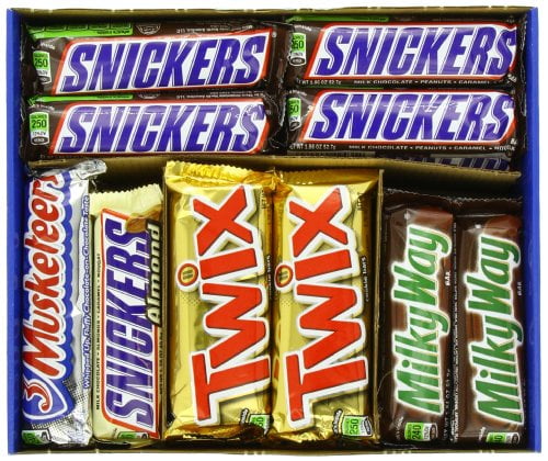 Chocolate Bar Variety Pack, 55 Ounce, 30 Count - Walmart.com